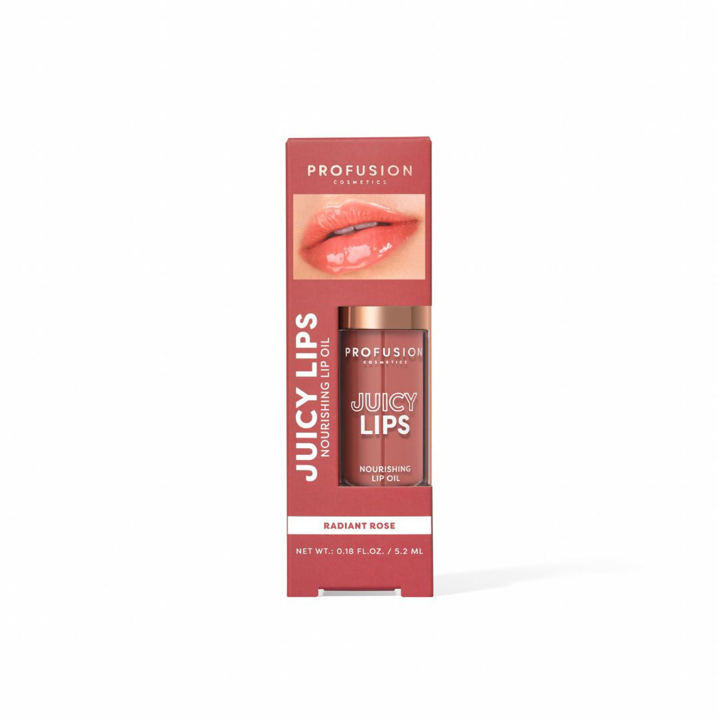 Ulei de buze hranitor si colorat Juicy Lips Tint, nuanta Radiant Rose ...