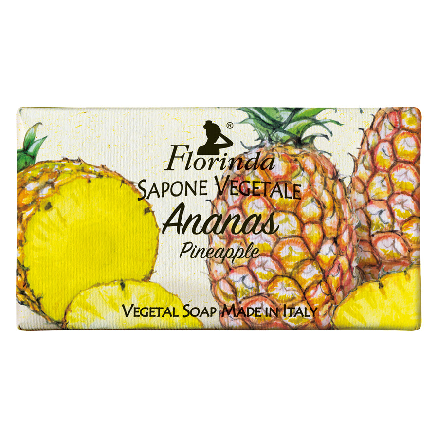 Sapun vegetal Florinda cu parfum de Ananas, La Dispensa, 100 g – Tuju