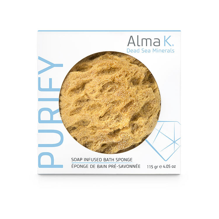Burete Reutilizabil Infuzat cu Sapun, Alma K, 115 gr – Tuju